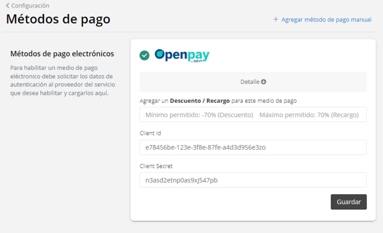 ¿Cómo integrar el medio de pago OpenPay del Banco BBVA a mi tienda? - Ayuda Tiendastic